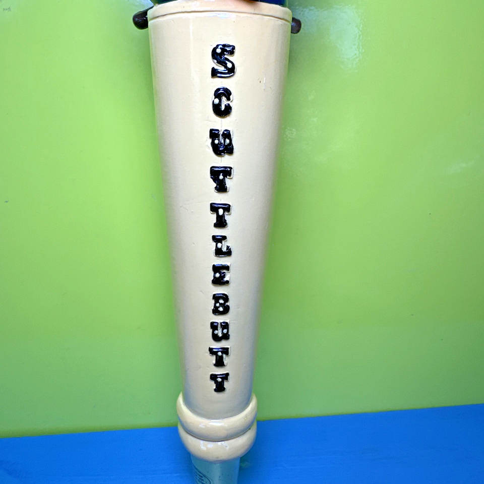 SCUTTLEBUTT MARINER NAUTICAL BOAT CAPTAIN BEER Tap Handle 10"WASHINGTON ...