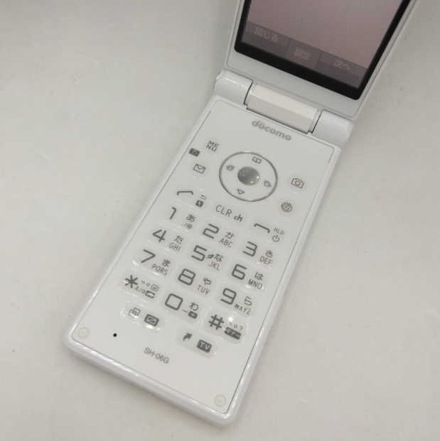 SHARP AQUOS KEITAI SH-06G DOCOMO Android Flip Phone Unlocked White from ...