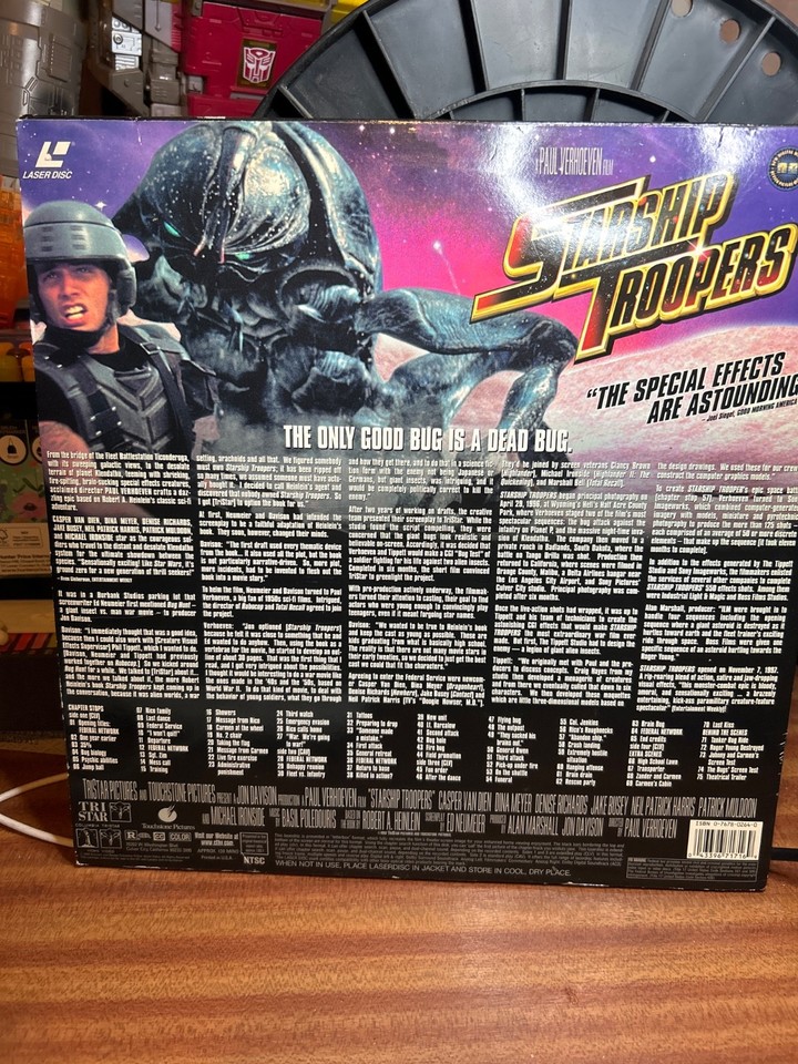 Starship Troopers Denise Richards Deluxe Widescreen Laserdisc Tristar ...