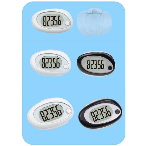 3D Sensor Pedometer Step Counting Device Clip-on Pedometer With ...