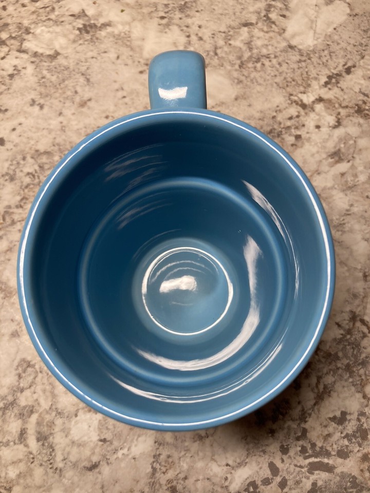 Royal Norfolk 12oz Turquoise/Aqua Blue Coffee Cup With Unique Extra Lg ...