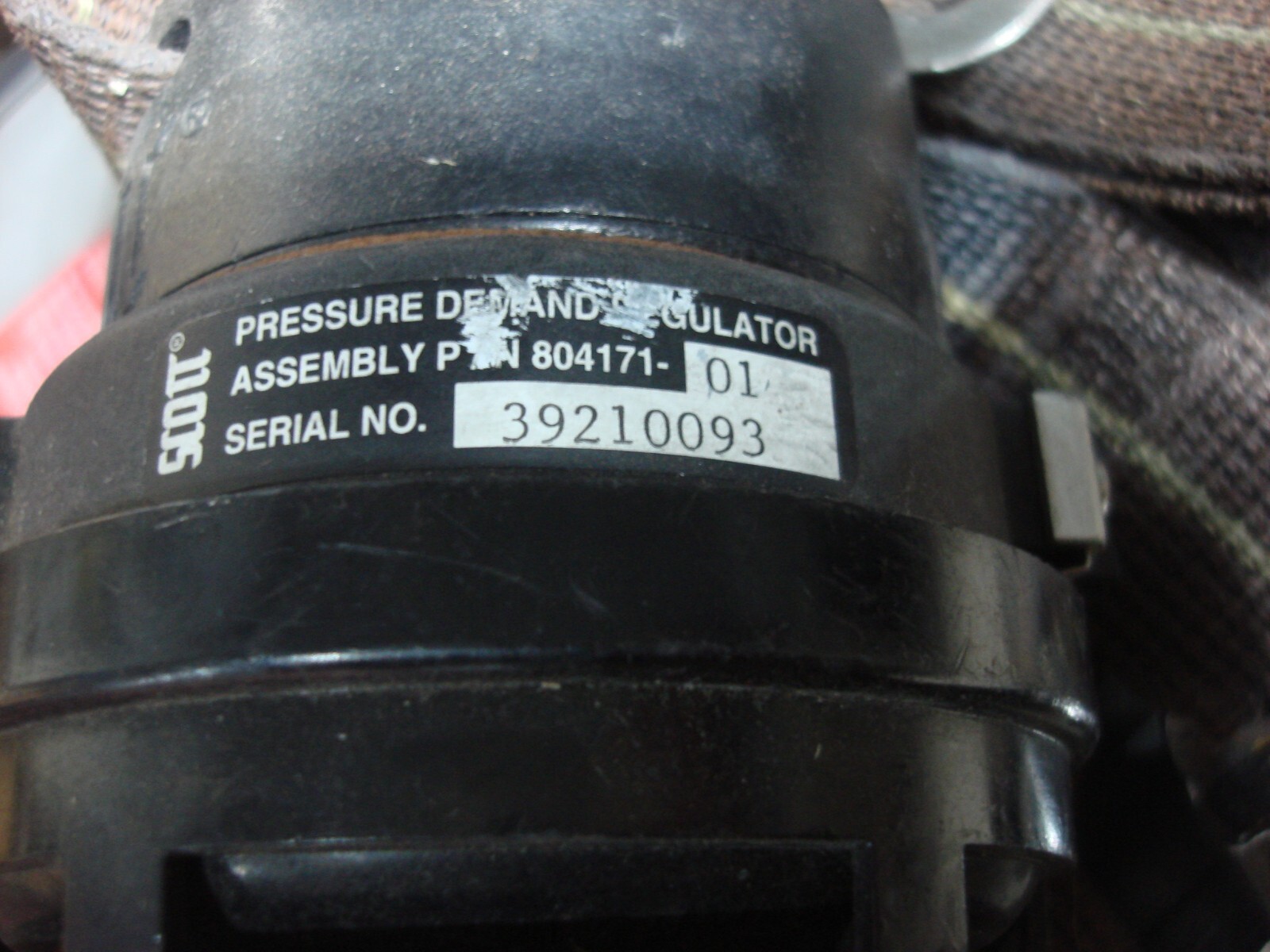 Scott 2.2 AP50 Air Pack EZ-Flo Vibralert Low Air Audible Bell SCBA ...