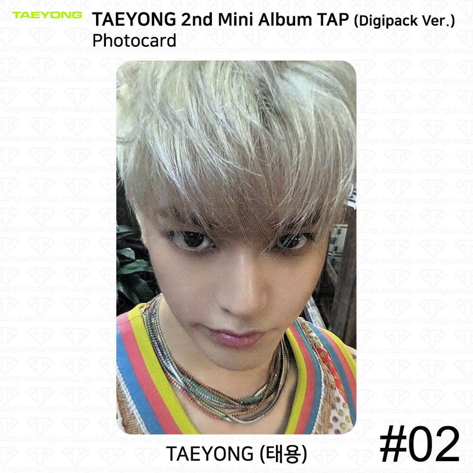 NCT TAEYONG 2nd Mini Album TAP POB Official Photocard Hidden Card ...