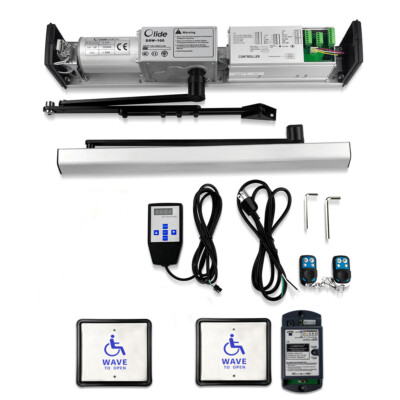 ADA Automatic Door Opener for Handicapped with wave to open buttons | eBay