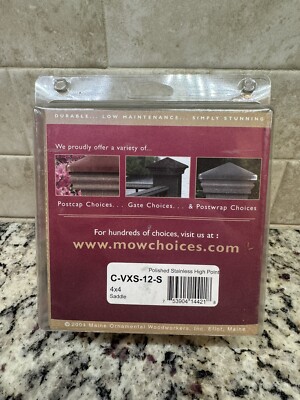 Polished Stainless High Point Trex Post Sleeve Cap Saddle 4x4 C-VXS-12 ...