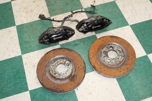 07-12 MUSTANG Shelby GT500 Front LH RH Brake Calipers Drilled Slotted ...