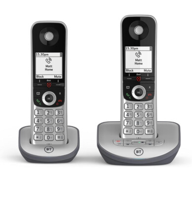 Bt Advanced Phone Z Twin Set Cordless Phone With Answer Machine Loud ...