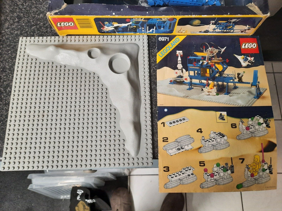 Vintage Lego Space Set 6971 Inter-galactic Command Base in original box ...