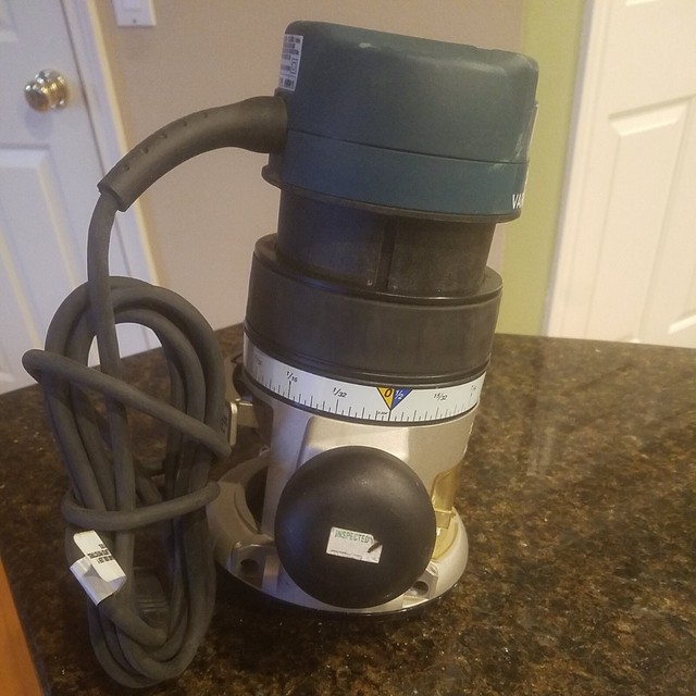 (ri5) Ryobi RE1802M Variable Speed 2hp Peak Router With R181fb Fixed ...