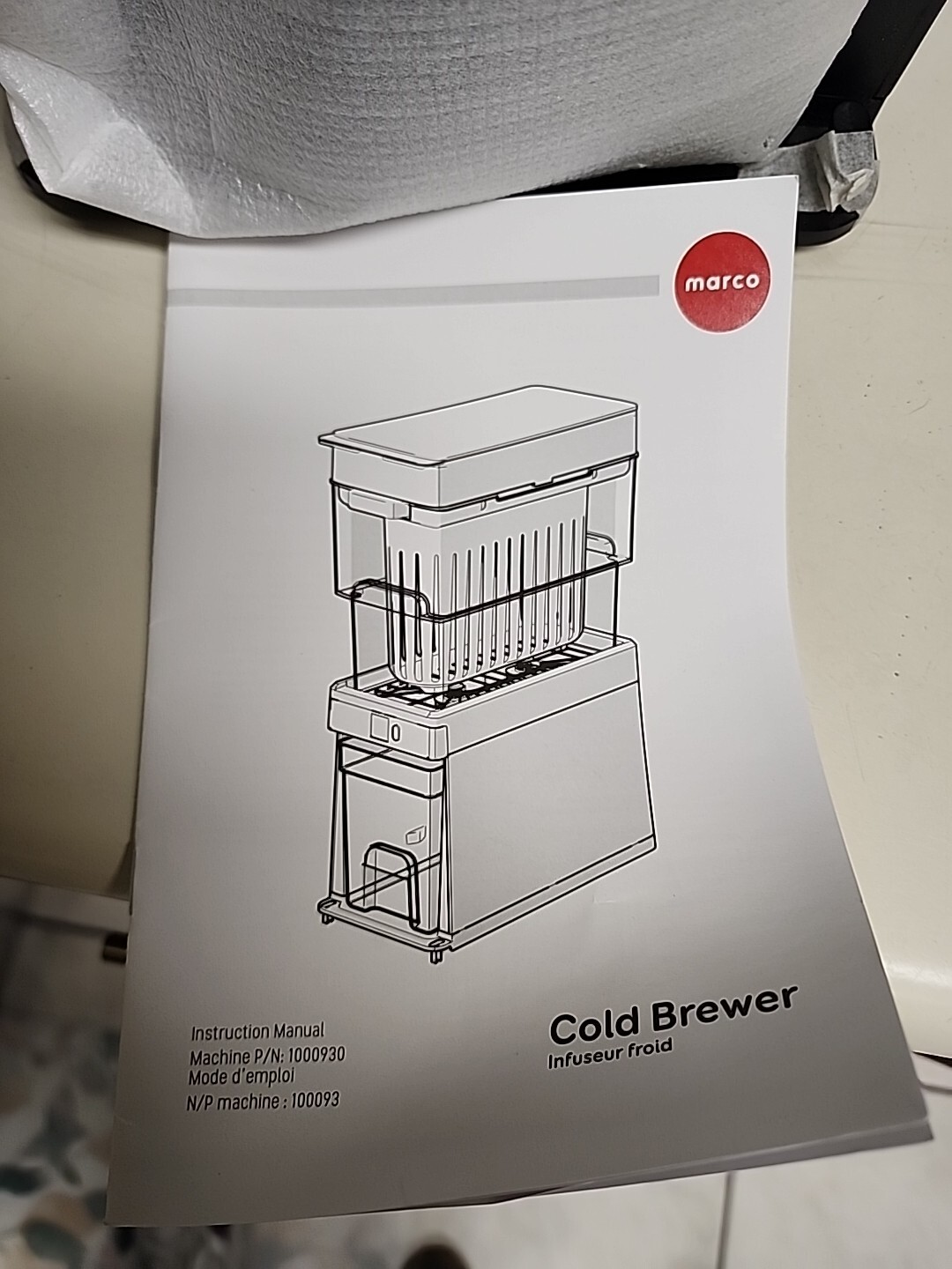 Marco Cold Brewer 1000930 Starbucks Design 14 Liter Fill Tank- for sale ...