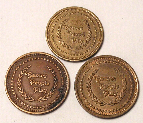 Lot of 3 Games People Play Gaming Tokens Coins Portland Oregon OR | eBay