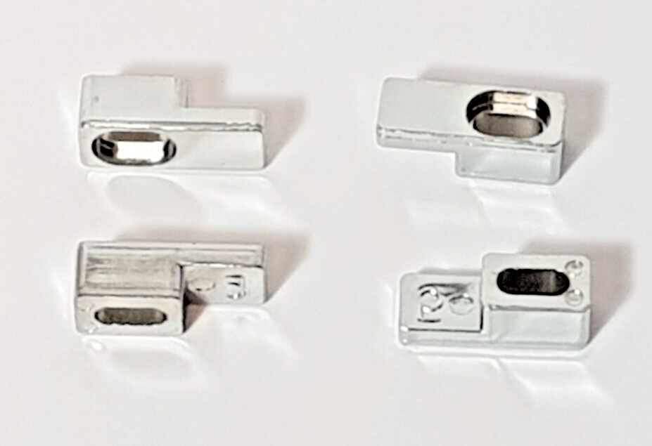 4x 6mm Shower Glass Panel Bracket Retaining Clip Clamp Enclosure ...