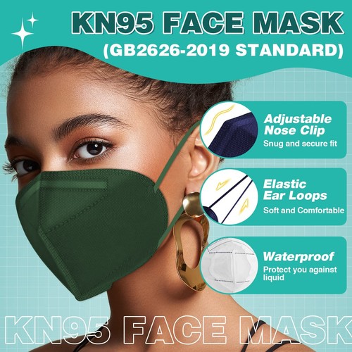 KN95 Face Masks, Individually Wrapped Multicolor Face Masks for Men and ...