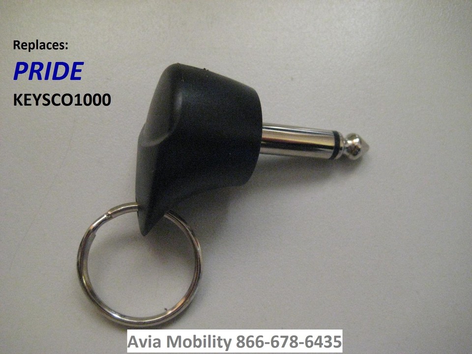 Mobility SCOOTER KEY w/ lanyard. Plunger. KEYSCO1000 Merits Pride GoGo ...