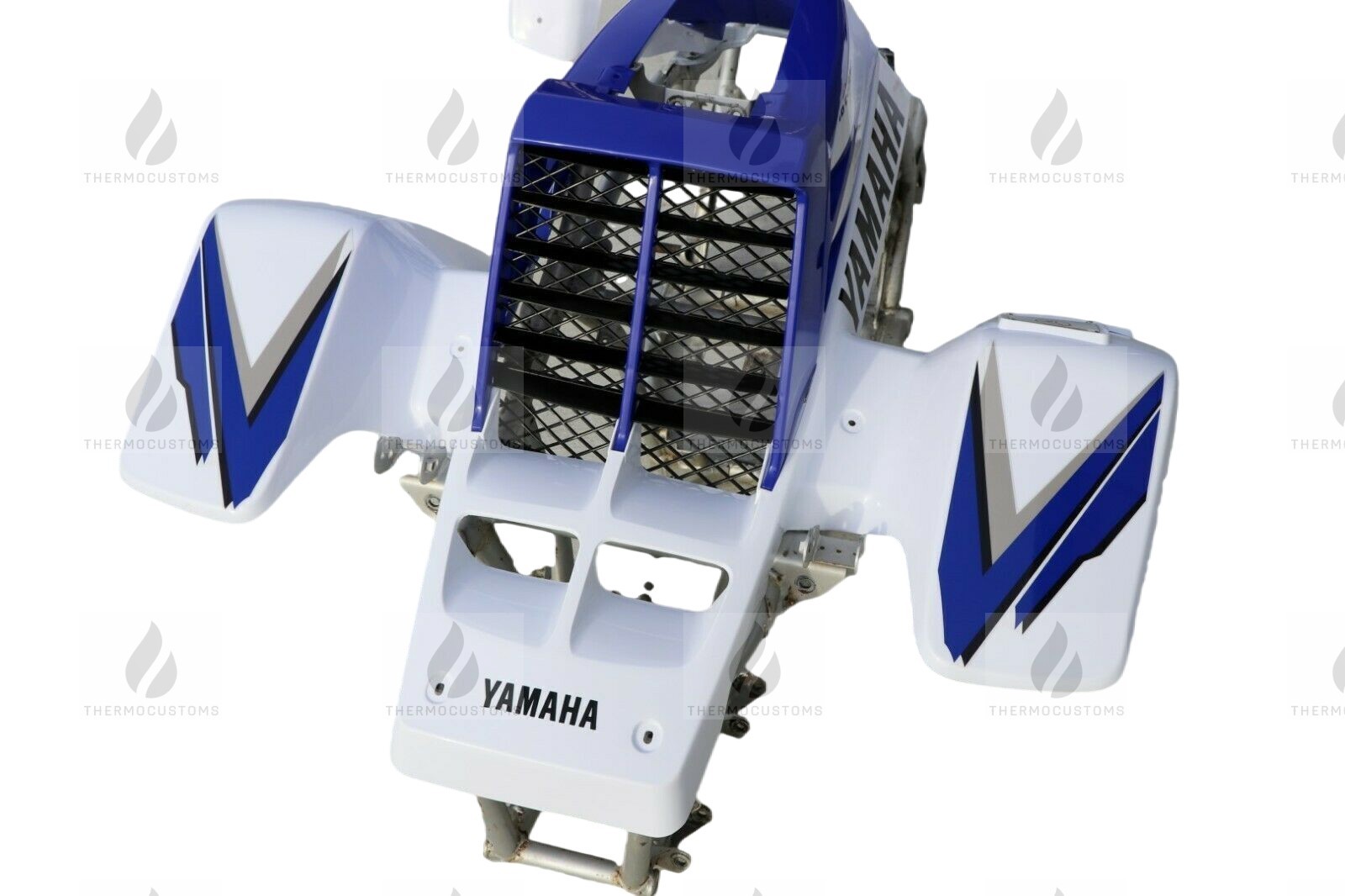 Yamaha Banshee Plastics Fenders Set better than OEM w/ Decals White ...