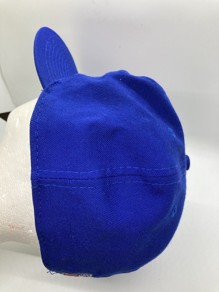 Vintage Denver Broncos Hat Fitted 7 1/4 Blue American Needle NFL ...