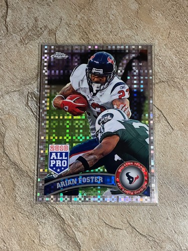 2011 Topps Chrome Football Arian Foster All Pro Refractor | eBay UK