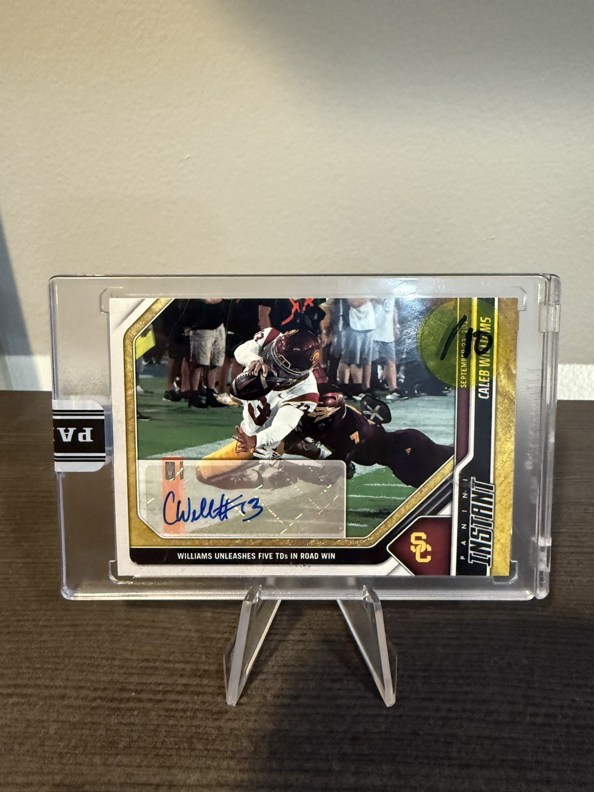 Caleb Williams #/10 Gold Auto 2023 Panini Instant SEALED #32 Bears SSP ...