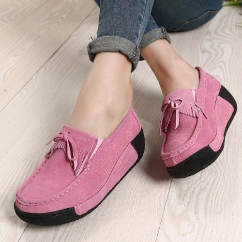 Mocasines de Mujer Zapatos de Caminar Formal Calzado Para Mujeres ...
