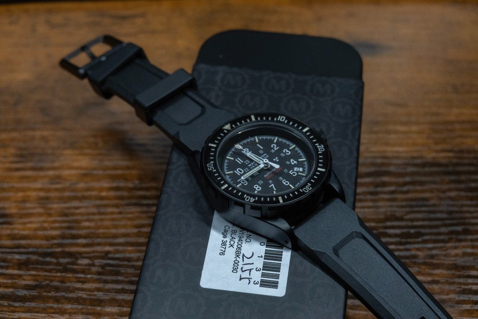 GSAR ANTHRACITE MARATHON WATCH AUTOMATIC (CUSTOM LUME) read desc ...