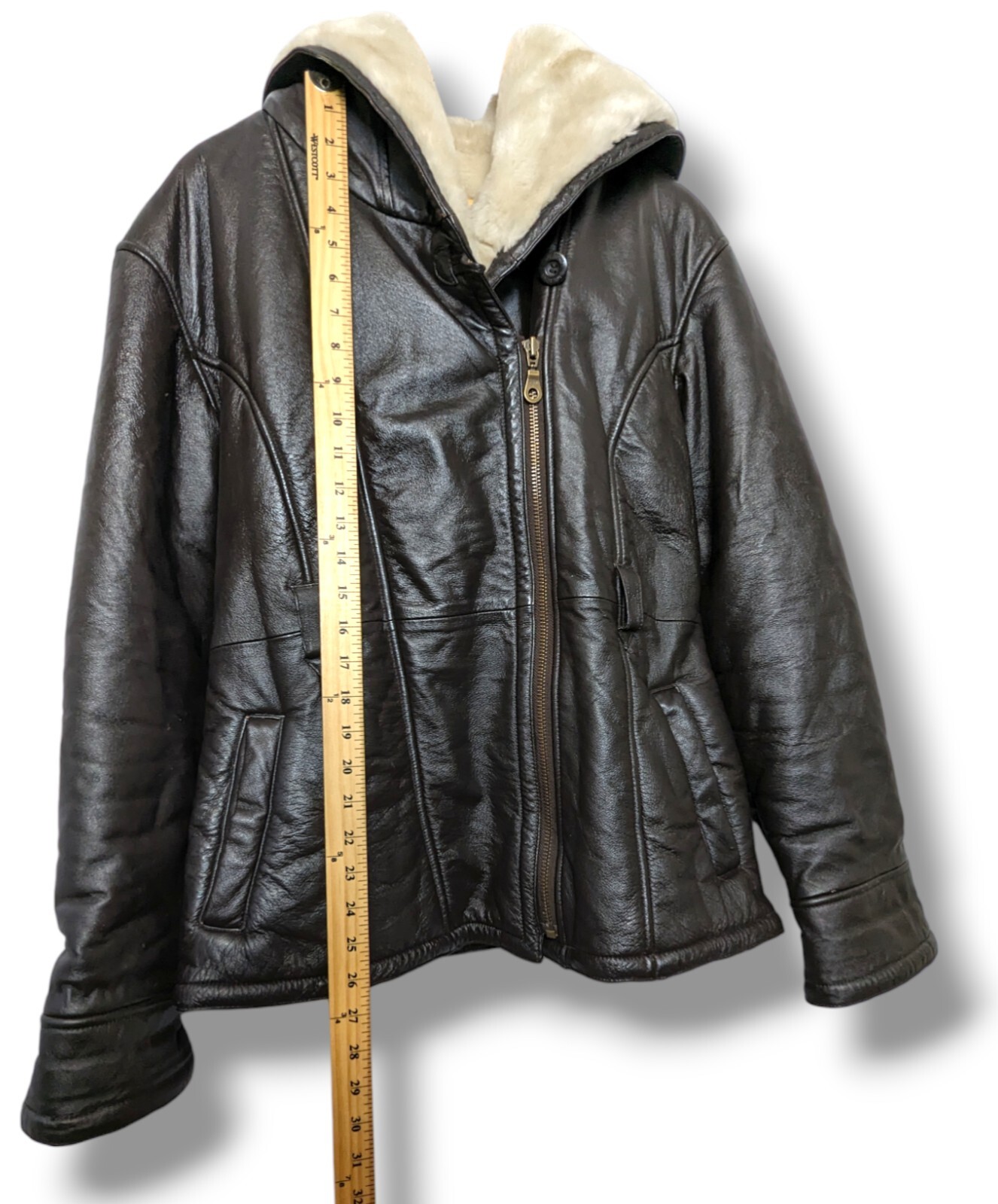 Beautiful Wilsons Leather Women's Aviator Jacket with… - Gem