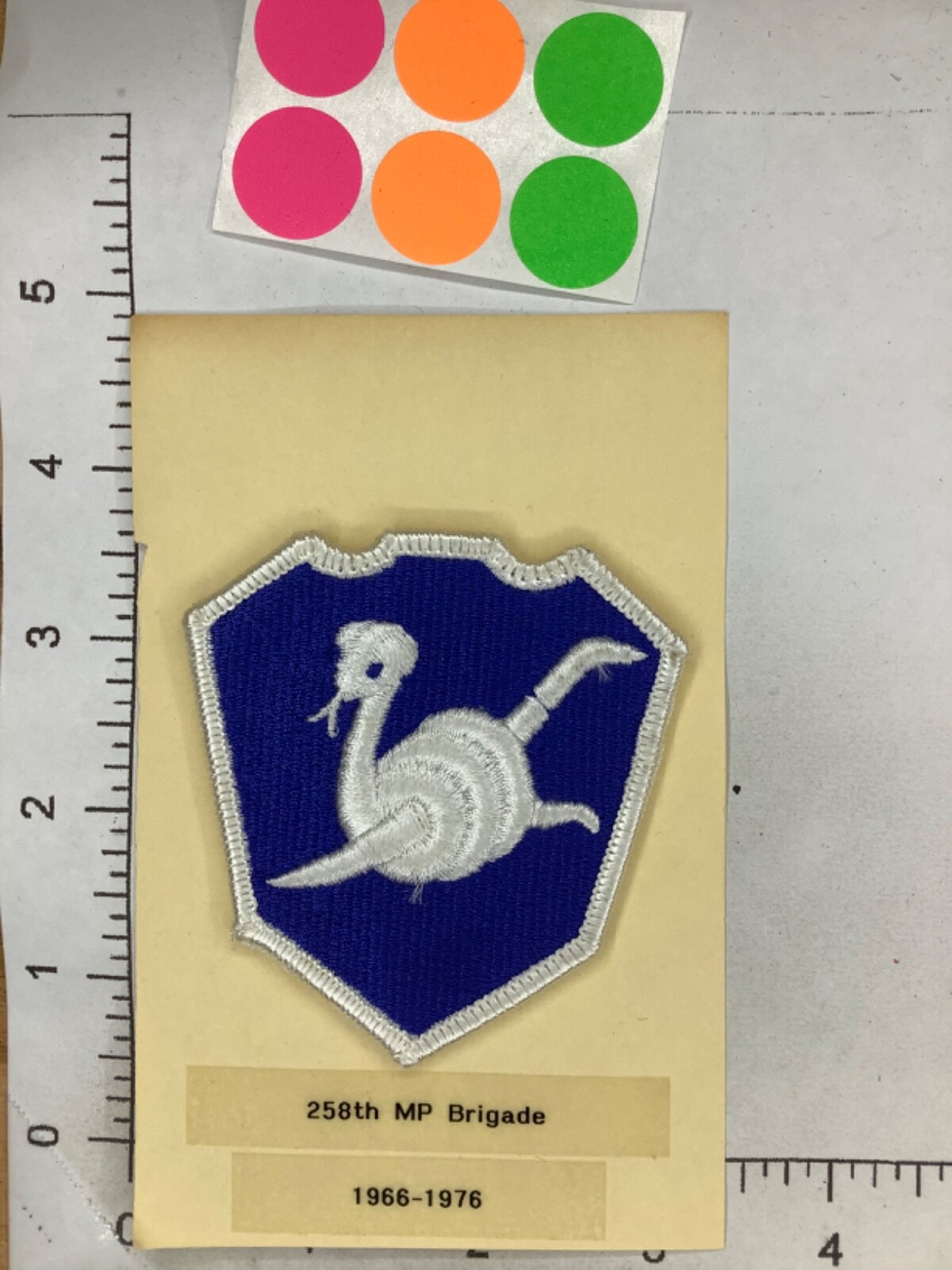 US ARMY 258TH MP BRIGADE PATCH | eBay