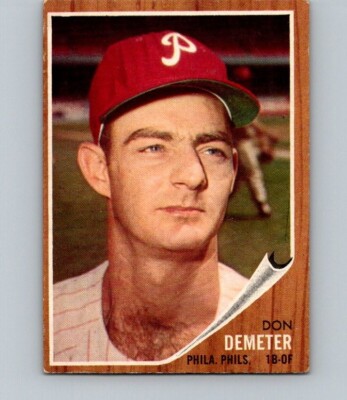 1962 TOPPS BASEBALL #146 DON DEMETER MID GRADE QF | eBay