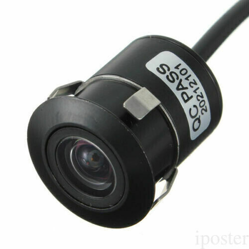 Flush Mount Mini Reverse Backup Car Rear View Camera Night vision Hole ...