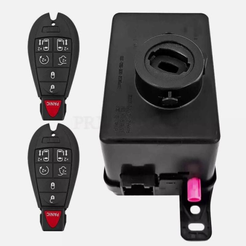68210156AB Wireless Ignition Node Module with 2 Keys For Chrysler Town ...
