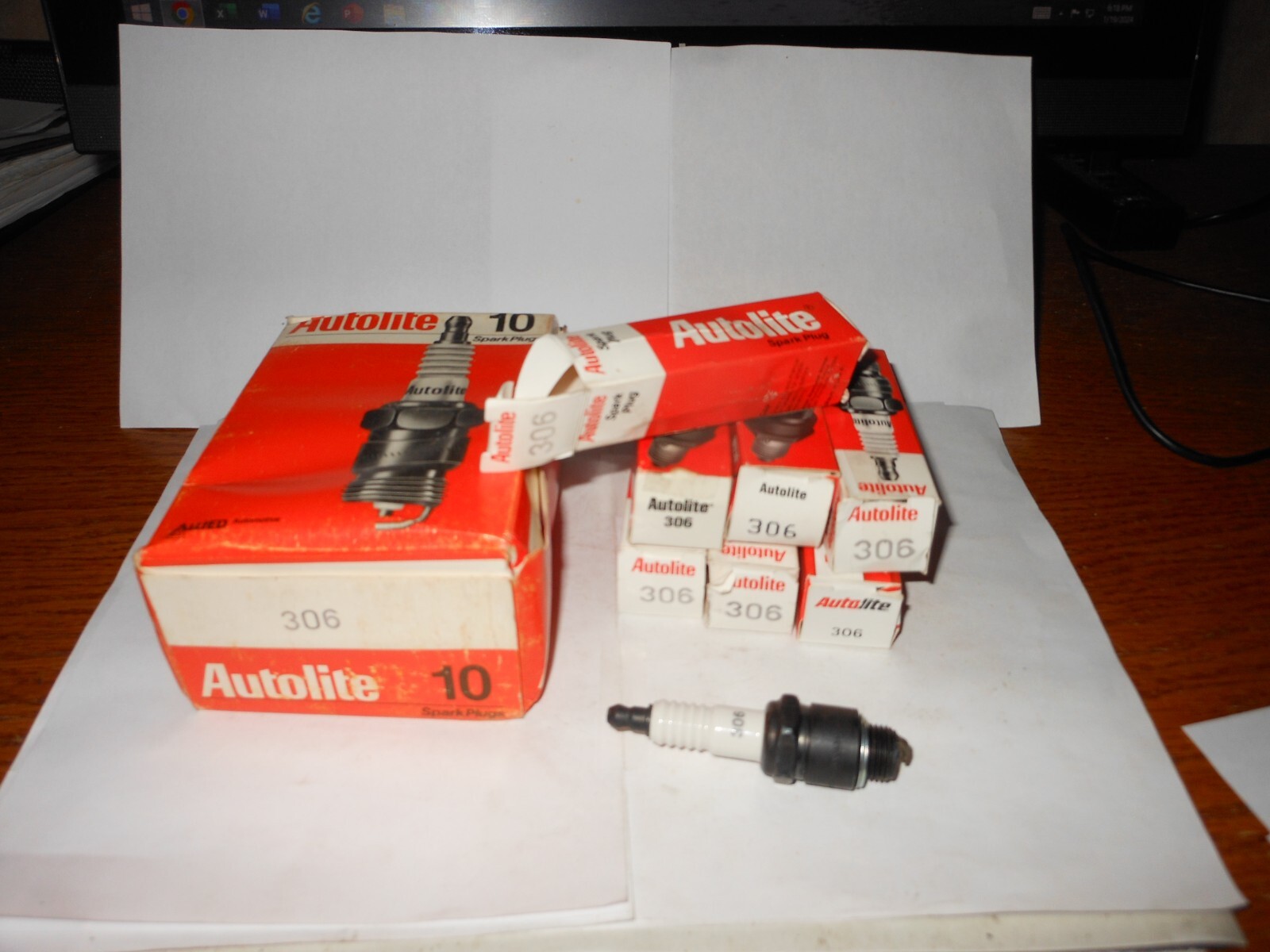 AUTOLITE 306 SPARK PLUGS (AC R45) =$49.98= $2.94 EACH= FREE SHIPPING ...