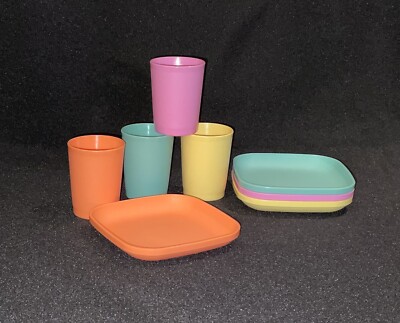 Brand new Tupperware 8-pc Mini Party Set Kids Play set~Multicolor* | eBay