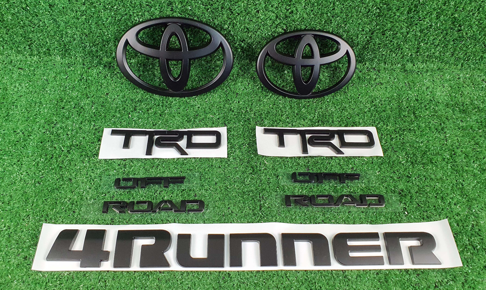 Fit for Toyota 4runner 2010-20 Matte Black Emblems Front rear Logo TRD ...