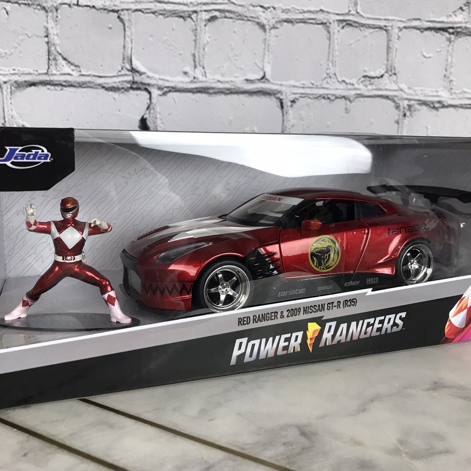 Jada Mighty Morphin Power Rangers Die-Cast Figures 4 Pack Collectible ...