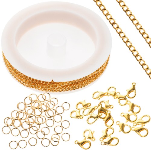 Repair Kit Chain Iron Bracelet for Jewellery Making DIY Jewelry Chains ...