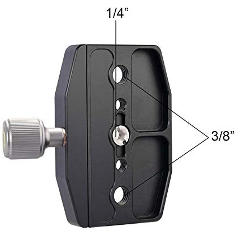 Quick Release Clamp Plate w/ Arca Swiss Aluminum Universal for Tripods ...
