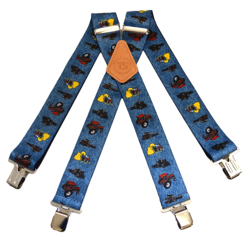 Men's Work Trouser Braces 2" Wide Heavy 50+ Designs - One Size Fits All ...