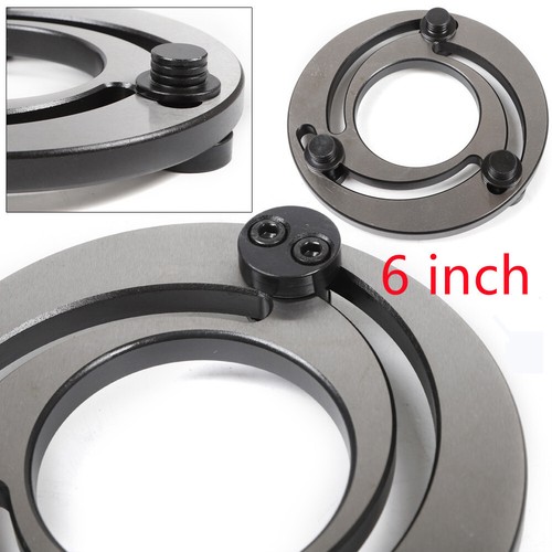 6 in Steel Top Jaw Bore Chuck Soft Jaw Boring Ring Adjustable Hydraulic ...