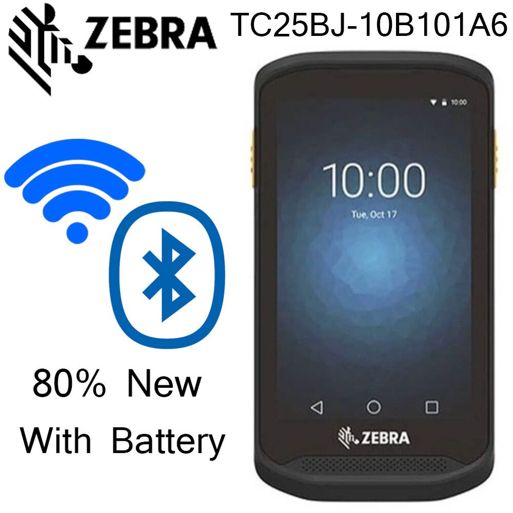 Zebra Bluetooth ＆ Wi-Fi TC25BJ-10B101A6 Fast TC25 Rugged Smartphone ...