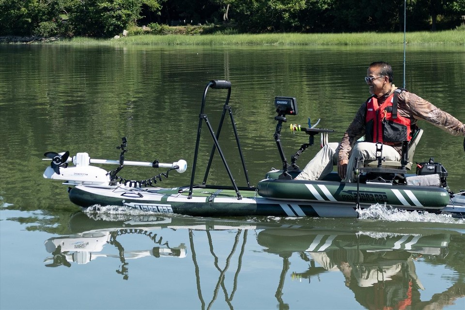 Sea Eagle FS1210K_FR FishSUP Inflatable Fishing SUP Fish Rig Package ...