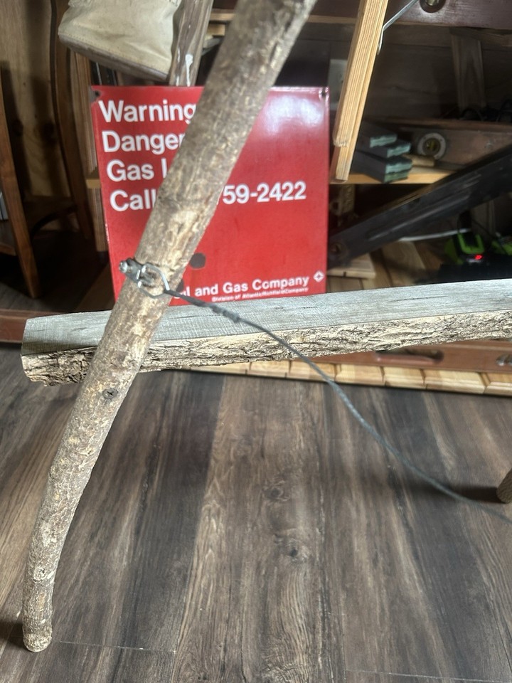 Primitive Artist Painting Easel Natural Knotty Wood W/Bark Cabin Barn ...