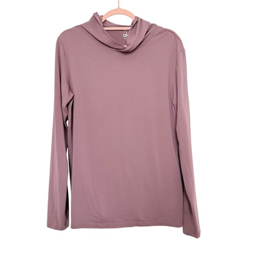 Alo Yoga Top Womens Size Small Purple Alosoft Active Hooded Runner Long ...