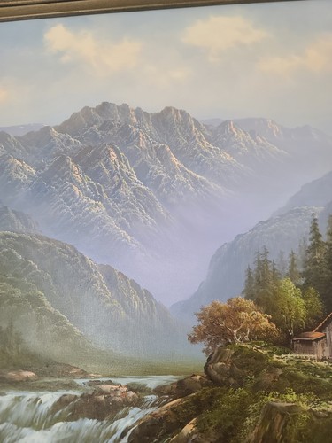 R. Boren Painting Original 36"×48" Canvas 42"×54" With Frame | eBay