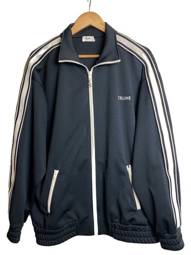 CELINE Other Track Jacket L Polyester Black Plain 2Y490121O.38NO Used ...