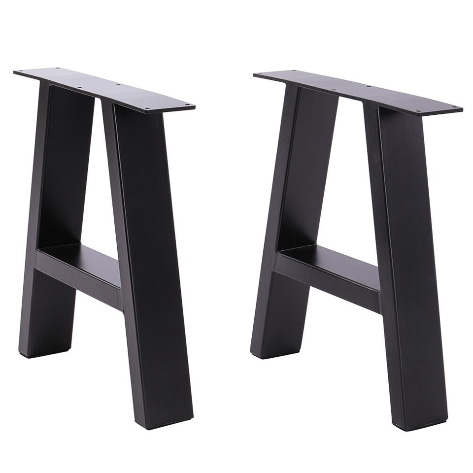 Industrial Table Bench Metal Legs Pair A Frame Stand Feet Furniture ...