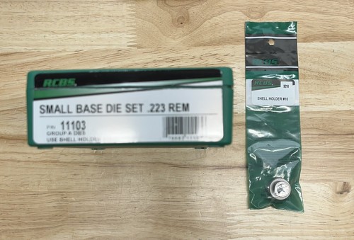 RCBS FL 2 Die Reloading Set .223 Rem Shell Holder Included. 11103 | eBay