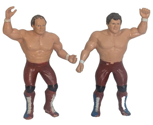 Lot 2 WWF British Bulldog Dynamite Kid Davey Boy Smith Wrestling ...