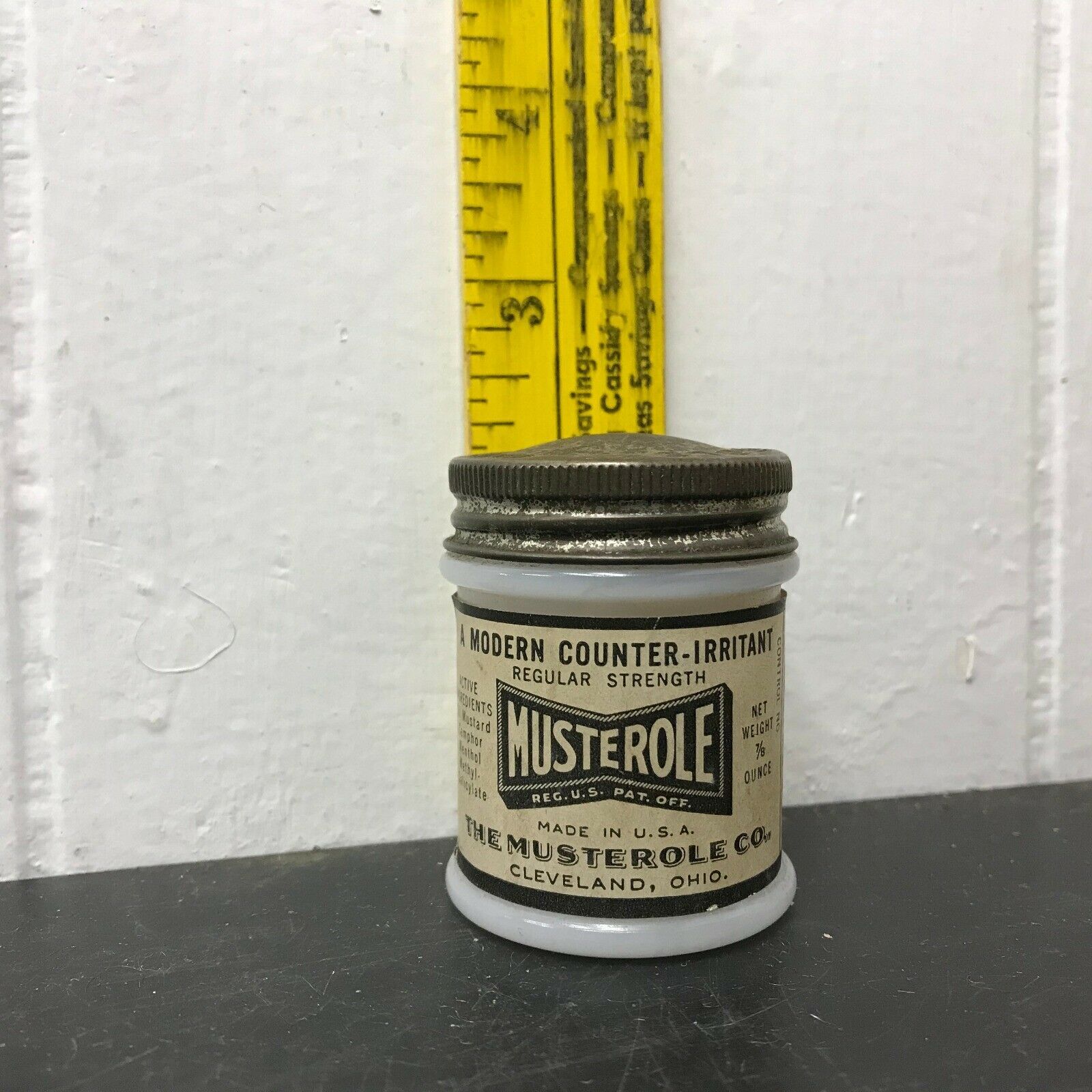 VINTAGE MUSTEROLE A MODERN COUNTER-IRRATANT CLEVELAND OHIO MEDICINE ...