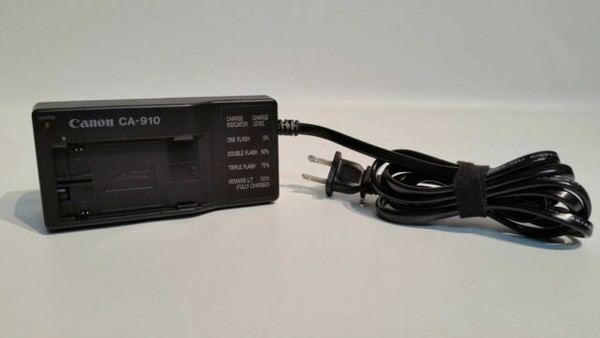 Canon Xl1 Xl1s Gl1 Battery Charger Plus Batteries Power Adapter Ca-910 ...