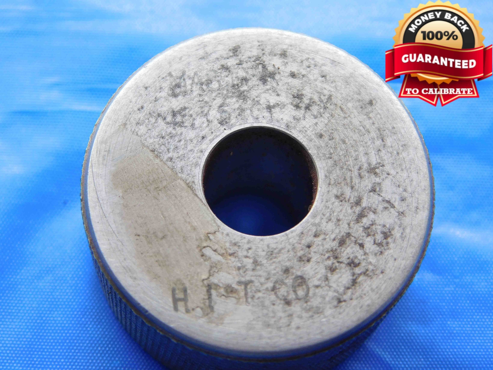 .4375 CLASS XX MASTER PLAIN BORE RING GAGE ONSIZE 7/16 11 mm INSPECTION ...