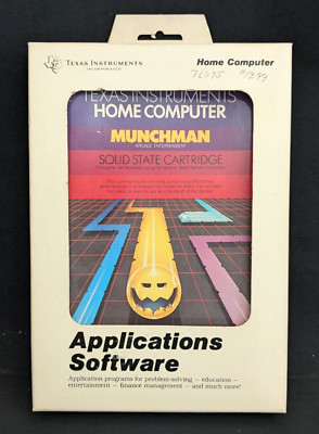 Texas Instruments TI 99/4a Munchman Computer Cartridge Game Complete | eBay